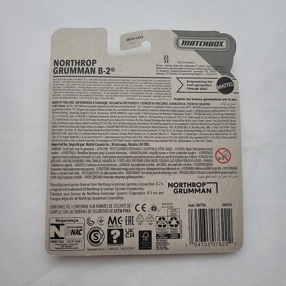 Mattel | Other | Matchbox Sky Busters Northrop Grumman B2 | Poshmark